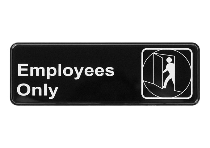 "Employees Only" Sign SGN-305 – Sun Ming Enterprises Ltd.